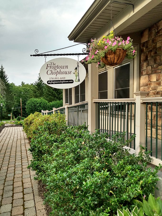 Tucked away like a culinary secret, this charming Pocono Mountains gem promises extraordinary dining behind modest stone walls.