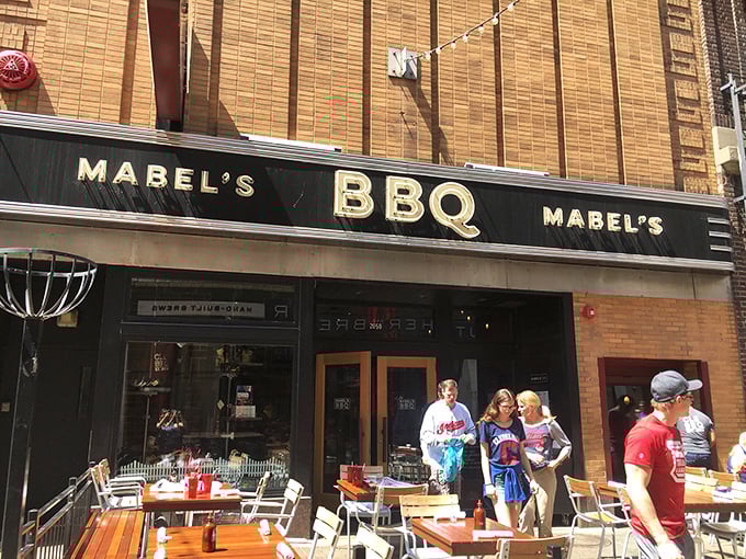 Behind its humble brick façade, Mabel’s BBQ delivers a bold burst of flavor—Cleveland’s smoky gem on East 4th Street.