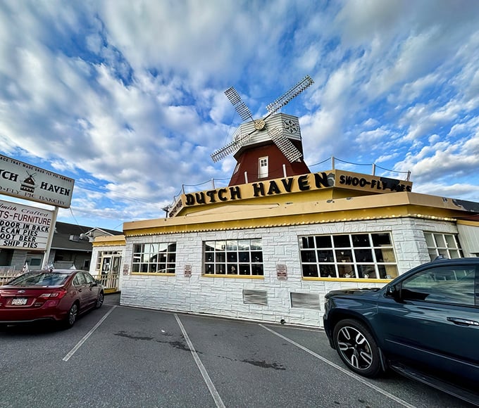 That iconic windmill isn't just for show—it's your GPS coordinates for Pennsylvania's sweetest destination.