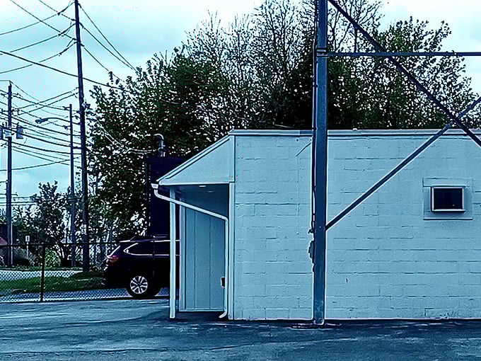 Fred's Diner's unassuming exterior is like that friend who doesn't brag but always delivers. The Early Bird Special sign hints at treasures within.
