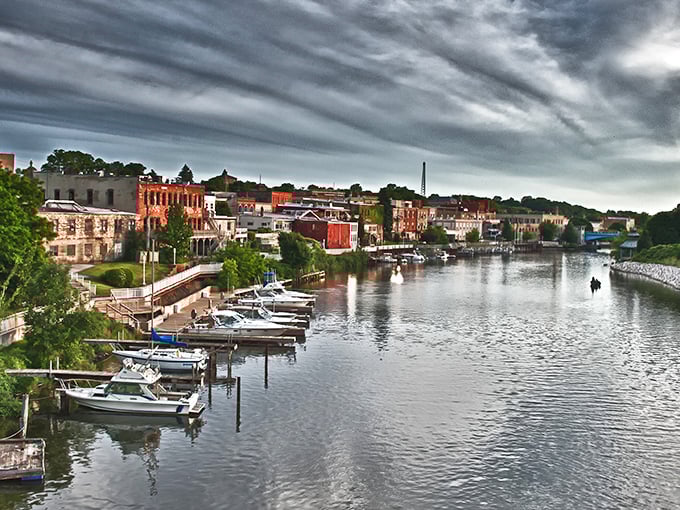 Where river meets lake, Manistee's historic waterfront creates a postcard-perfect scene that whispers, "Slow down, you're on Michigan time now."