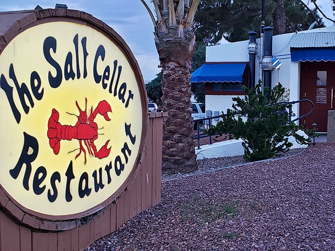 That humble red lobster sign promises treasures that would make Captain Ahab abandon his whale hunt entirely.