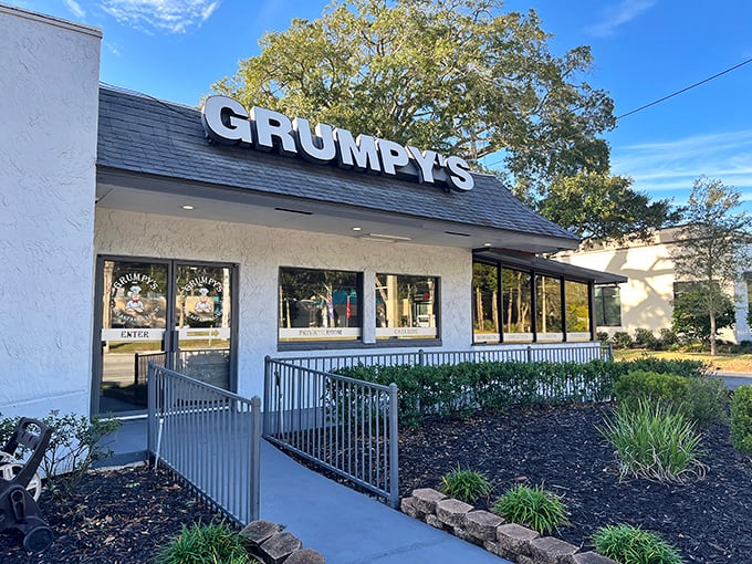 The unassuming exterior of Grumpy's belies the culinary treasures within. Like finding a $20 bill in old jeans—unexpected joy awaits.