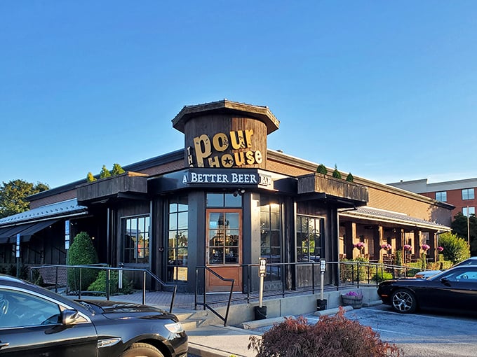 The Pour House's unassuming exterior hides culinary treasures that would make your taste buds write thank-you notes.