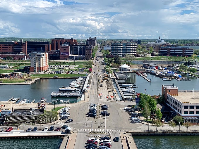 Erie's bayfront district offers that perfect blend of urban development and waterfront charm. Social Security stretches further when your backyard looks like this! 