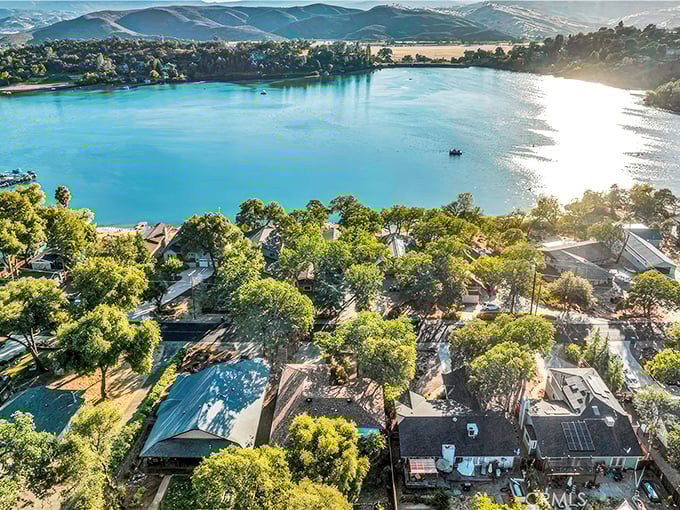Sunset paints Hidden Valley Lake in watercolor hues, turning an ordinary Tuesday into a masterpiece worth framing in your memory.