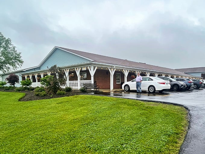 Rain or shine, this unassuming blue-sided building houses more culinary joy than most fancy city establishments with names you can't pronounce.