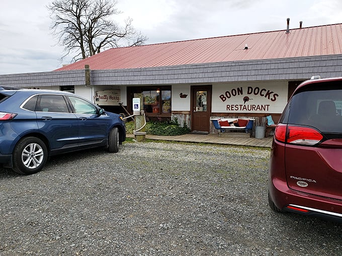 The unassuming exterior of Boondocks proves once again that the best seafood often hides in the most modest packaging.