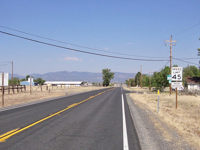 The approach to Alturas reveals a landscape where cell reception might falter, but your blood pressure will definitely improve.