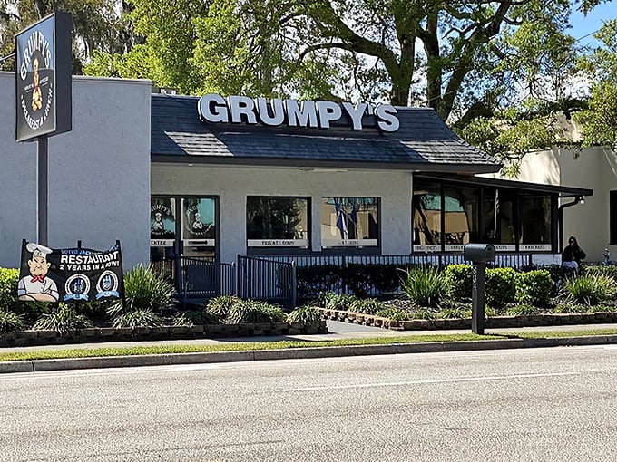 The sign says it all – this unassuming spot is where breakfast dreams come true daily.