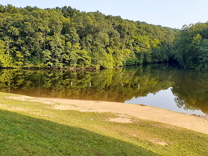 Mirror, mirror on the lake – this pristine water reflects Ohio's hidden natural beauty perfectly.
