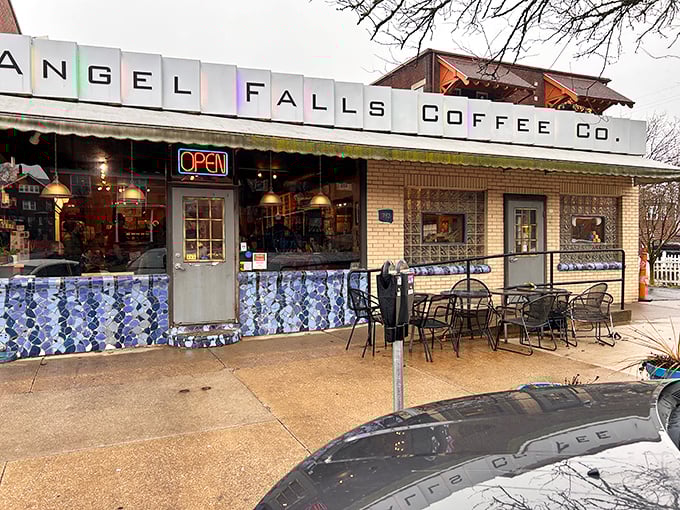 This unassuming storefront holds treasures that would make Willy Wonka jealous – and they serve lunch too.