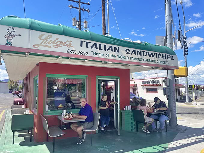 Luigi's sits unassumedly on a Medford corner, proving that culinary gold often hides in plain sight.