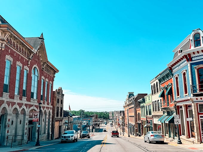 Wabash's historic downtown stretches before you like a Norman Rockwell painting come to life, where brick buildings tell stories and small-town charm flows freely.
