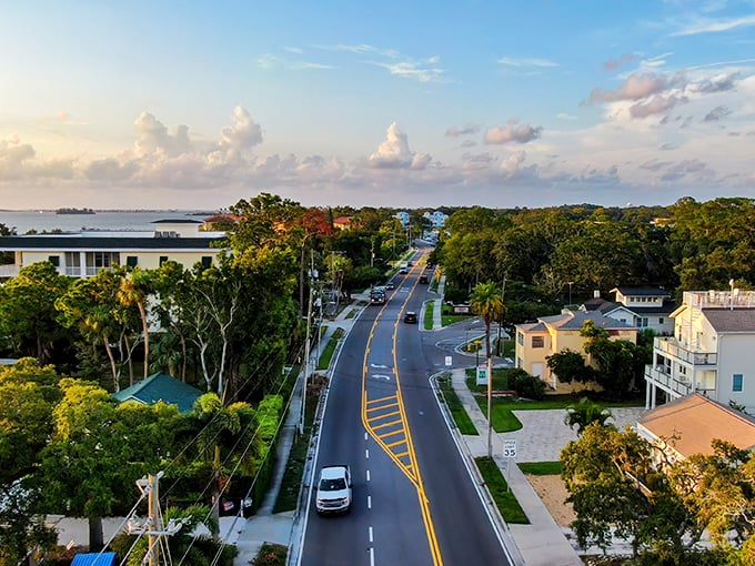 Downtown Dunedin offers that rare Florida experience—charming architecture, zero chain stores, and not a single "World's Largest" anything.