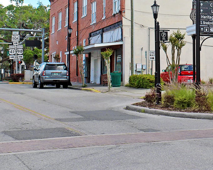 Brick-lined streets and historic buildings define downtown Brooksville, where time slows down just enough to savor life's simple pleasures.