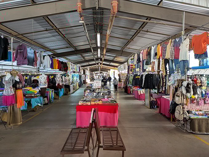The shopping equivalent of the Yellow Brick Road – covered walkways lined with treasures stretching as far as the eye can see.