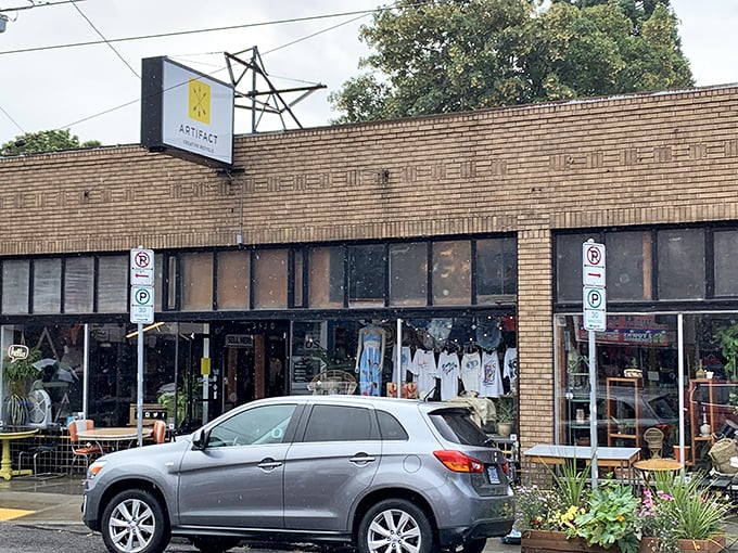 ARTIFACT's unassuming brick exterior is like that quiet friend who turns out to have the most fascinating stories at dinner parties.