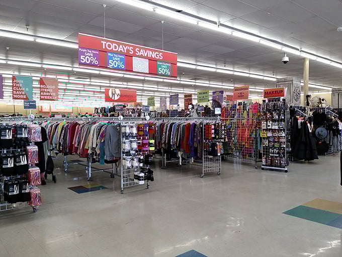 Welcome to treasure hunter paradise! Savers on Bell Road offers a kaleidoscope of possibilities under those iconic fluorescent lights that somehow make everything look like a discovery.