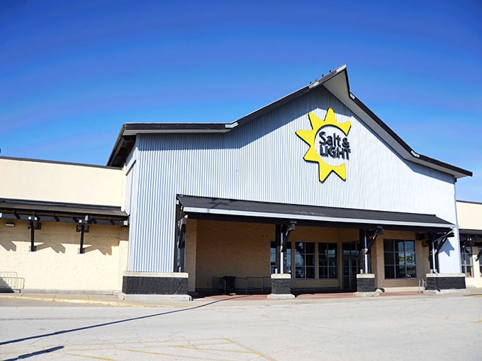 Under clear blue skies, this former big-box store has transformed into a treasure hunter's paradise where one person's castoffs become another's discoveries.