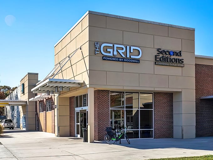 The unassuming exterior of The GRID (Second Editions) belies the treasure-hunting adventure waiting inside this Charlotte bargain paradise.