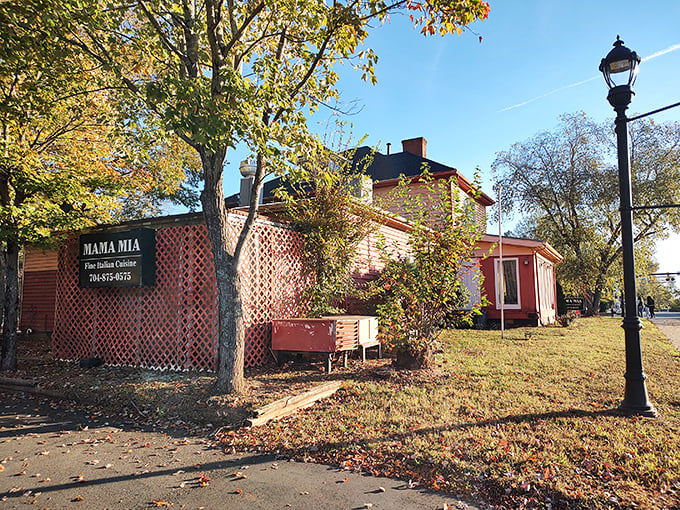 This charming Victorian house proves that the best Italian food sometimes hides behind the most unexpected American architecture.