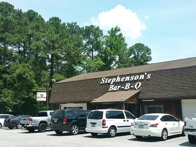 A full parking lot at lunchtime tells you everything you need to know—locals don't keep secrets when the food's this good.