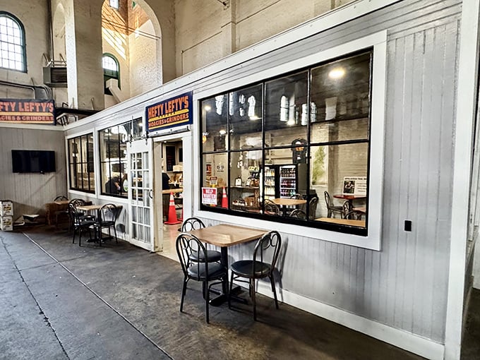 This architectural beauty houses sandwich dreams – York's historic market building knows how to make an entrance.