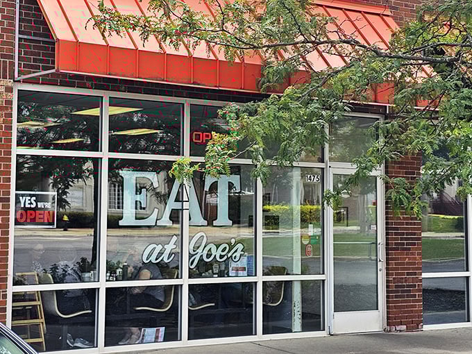 Behind that brick facade and cheerful red awning lies South Euclid's best-kept breakfast secret.