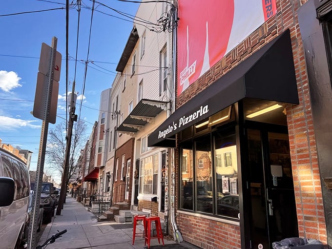 The unassuming storefront of Angelo's Pizzeria on 9th Street hides culinary treasures that have locals and tourists alike standing in epic lines.