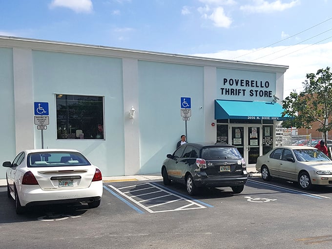 Behind its simple storefront and sunny blue awning lies Florida’s own secret portal — plain at first glance, but filled with wonders once you step inside.