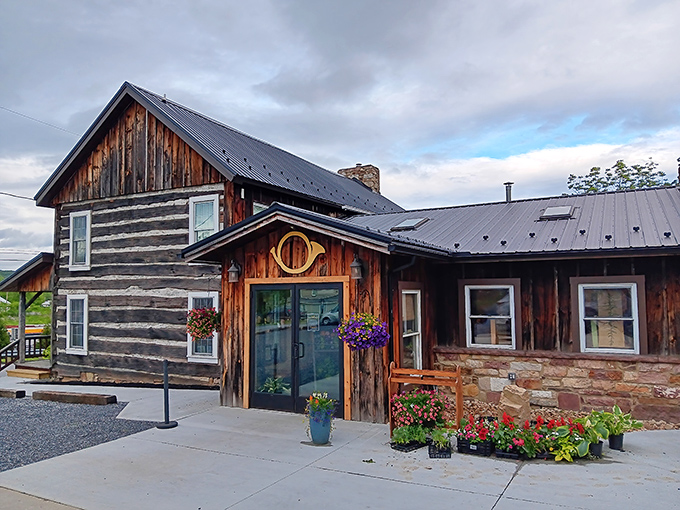 This historic log cabin in Bedford might fool you with its humble exterior, but inside awaits a culinary adventure that rivals any big-city hotspot.