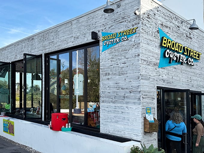 Like a seafood speakeasy with its weathered wood exterior, Broad Street Oyster Co. stands as a beacon for those seeking authentic maritime flavors without the white tablecloth pretension.
