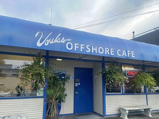 That iconic blue awning isn't just a sign—it's a beacon of breakfast hope for hungry Seattleites seeking salvation from ordinary morning meals.