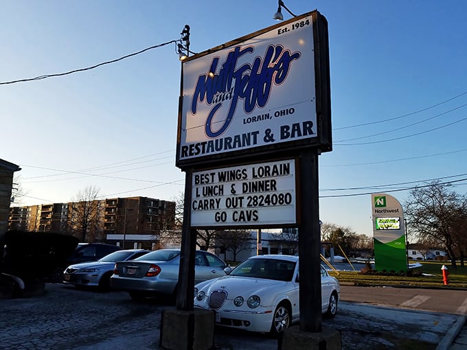 "Best Wings in Lorain" isn't just a claim on their marquee—it's a challenge they've been winning for decades.