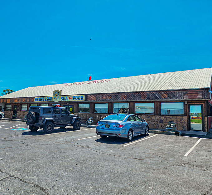 The unassuming exterior of Meding's Seafood hides Delaware's coastal treasure—proof that the best seafood joints never waste money on fancy facades when there's crab to perfect.