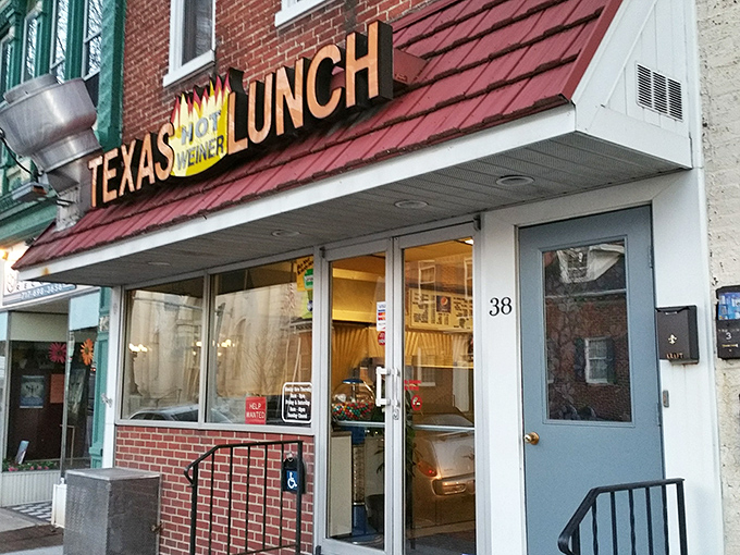 The iconic storefront beckons like a beacon of comfort food nostalgia. That sign promises more than lunch—it promises a Pennsylvania culinary tradition.