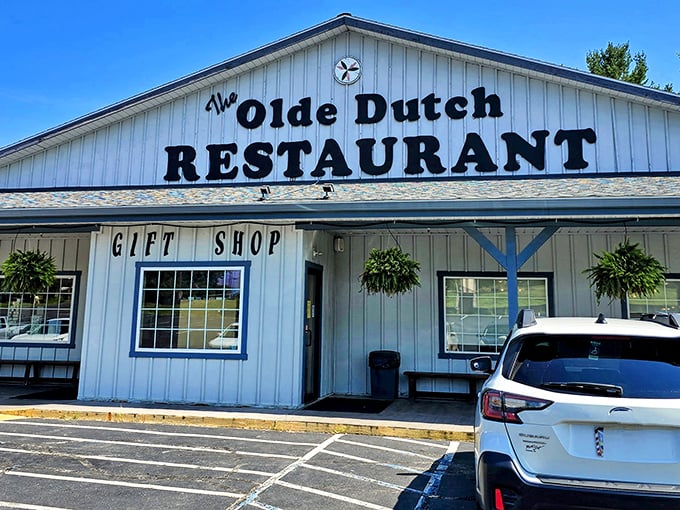 Same charming exterior, different angle—proof that good restaurants, like good friends, look welcoming from every perspective.