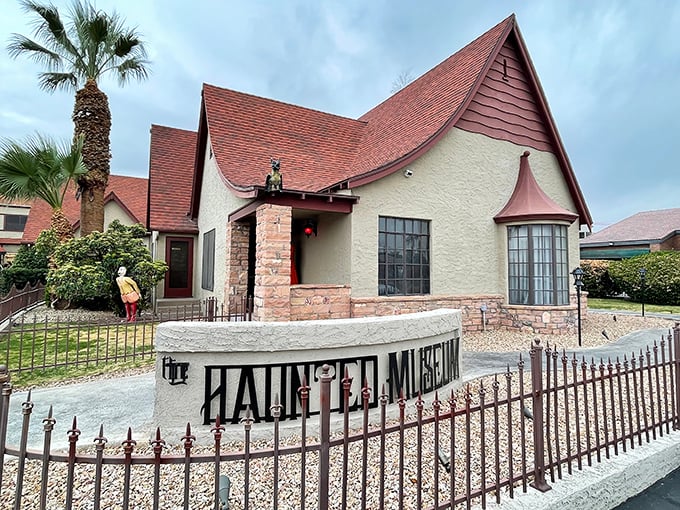 That wrought iron fence isn't just for show—it's the last barrier between you and a building that's essentially a supernatural petting zoo. Enter at your own risk!