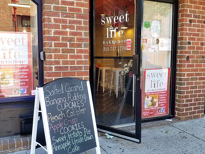 The unassuming storefront of The Sweet Life Bakeshop beckons like a sugar-scented lighthouse on Philadelphia's busy streets. Sometimes the best treasures hide in plain sight.