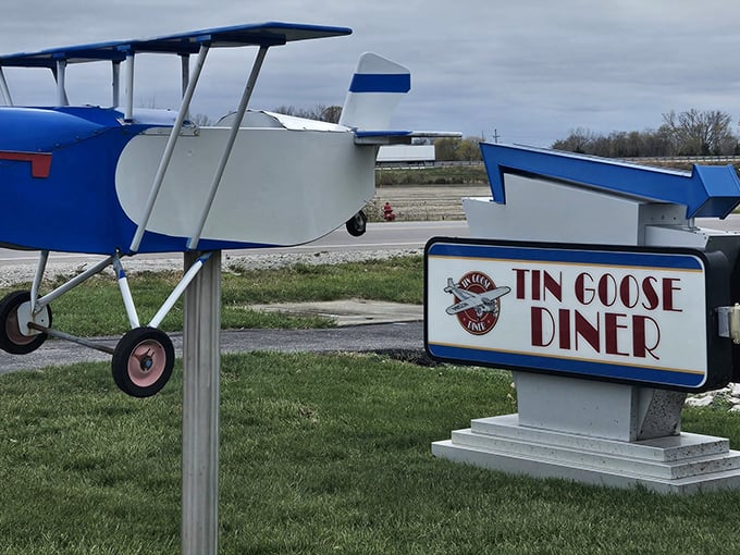 The perfect marriage of aviation history and comfort food awaits at the Tin Goose Diner, where a vintage airplane welcomes hungry travelers to this Port Clinton gem.