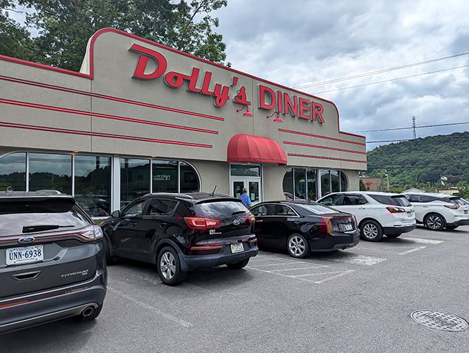 That iconic red signage isn't just announcing a restaurant—it's broadcasting a promise of comfort food that's kept Princeton locals coming back for generations.