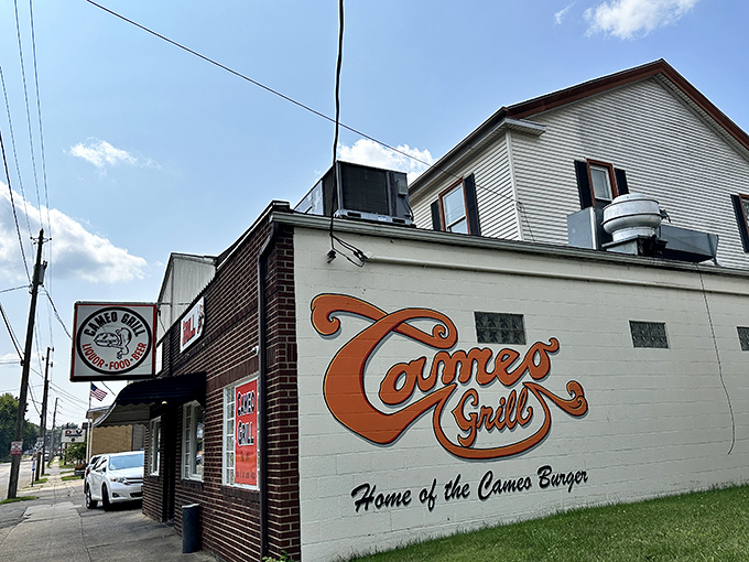 That orange script lettering isn't just signage – it's a beacon calling cheese lovers home.