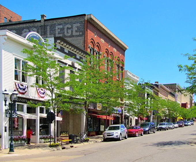 Downtown Petoskey's historic buildings stand like a lineup of old friends, each with stories to tell and treasures to discover.