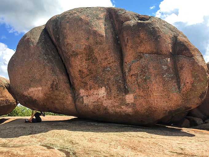 Nature's own game of Jenga gone wild! These massive granite boulders make you feel delightfully insignificant in the grand scheme of things.