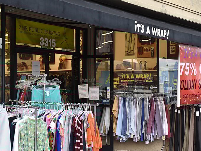 That 75% off sign isn't a typo – it's your invitation to dress like a star without the celebrity price tag.