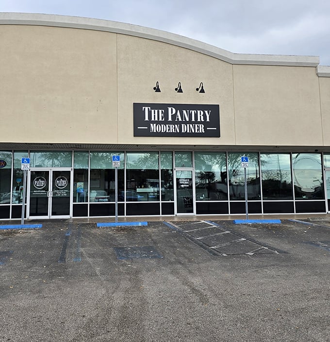 The unassuming exterior of The Pantry Modern Diner hides culinary treasures that would make even the most jaded food critic do a double-take.