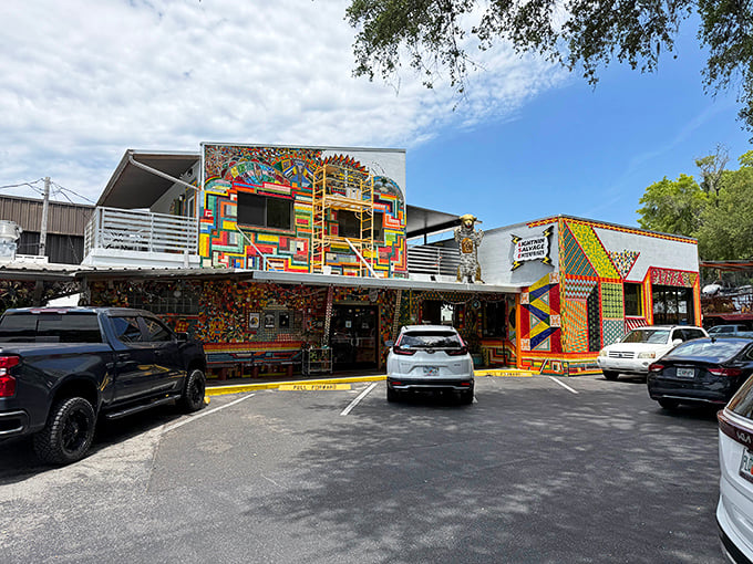 This rainbow explosion of a building proves that architectural conformity is highly overrated in Florida.