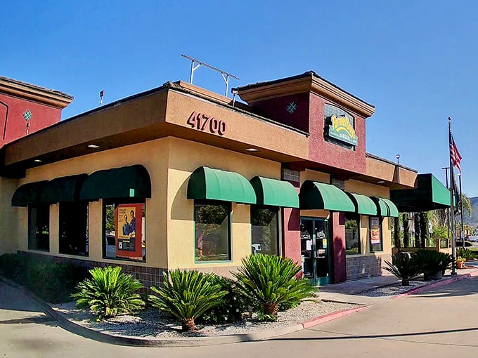 The humble tan and red exterior with signature green awnings might not scream "culinary destination," but your taste buds will thank you for stopping.