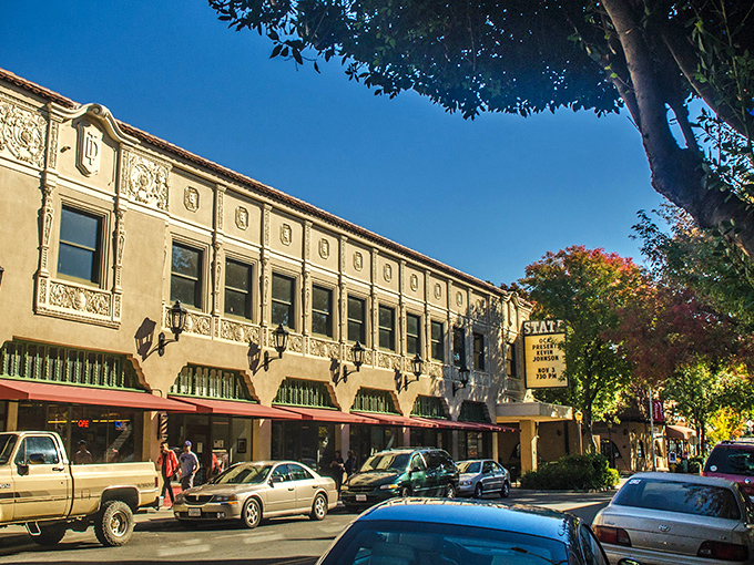 The historic State Theatre stands as downtown Oroville's crown jewel, its ornate façade whispering stories of a bygone era when movie palaces were architectural masterpieces.